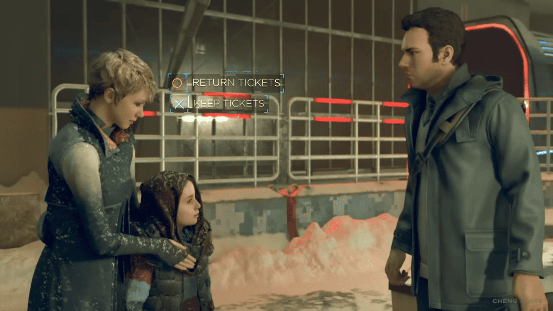Detroit Become Human: Bus Stop (Keep or Return Tickets) - Gamer Amplify